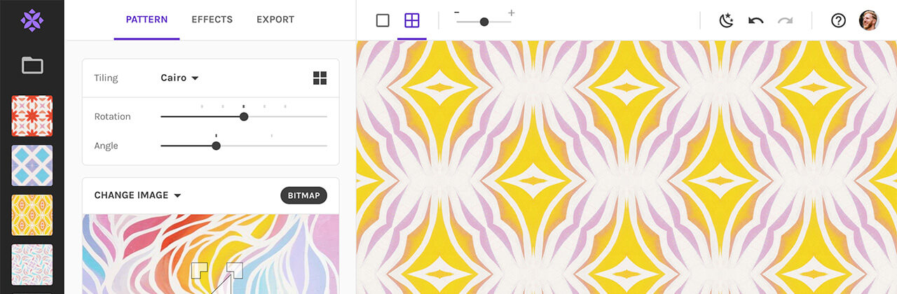 Pattern maker: create seamless and geometric designs – Repper app
