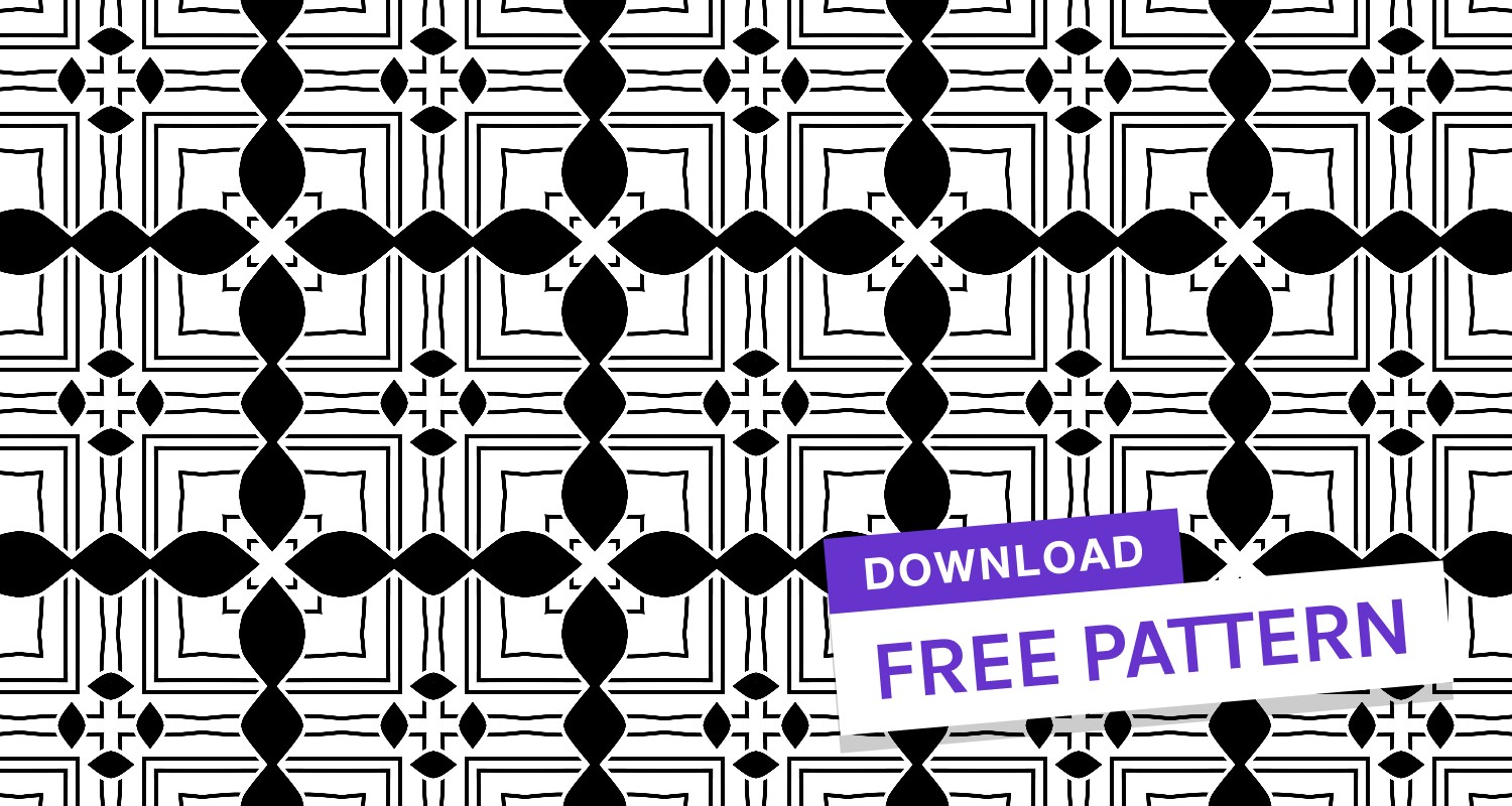 Free Seamless Pattern: Solid and lines #13 (layers, waves) – Repper app
