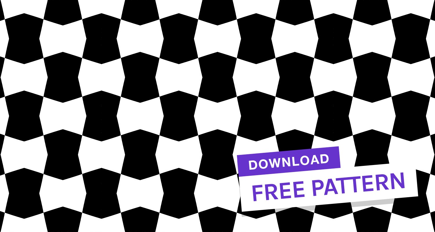 Free Seamless Pattern: Solid and lines #14 (simple, escher) – Repper app