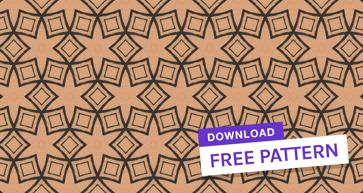 Free Seamless Pattern: Vintage flavors #11 (mini, hexagonal, diamonds ...
